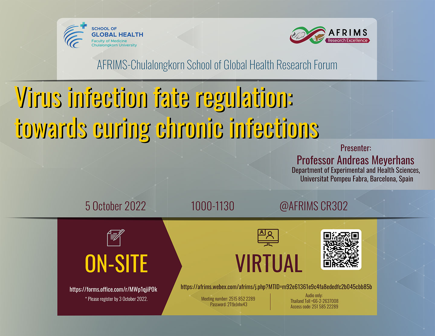 Virus infection fate regulation: towards curing chronic infections ...