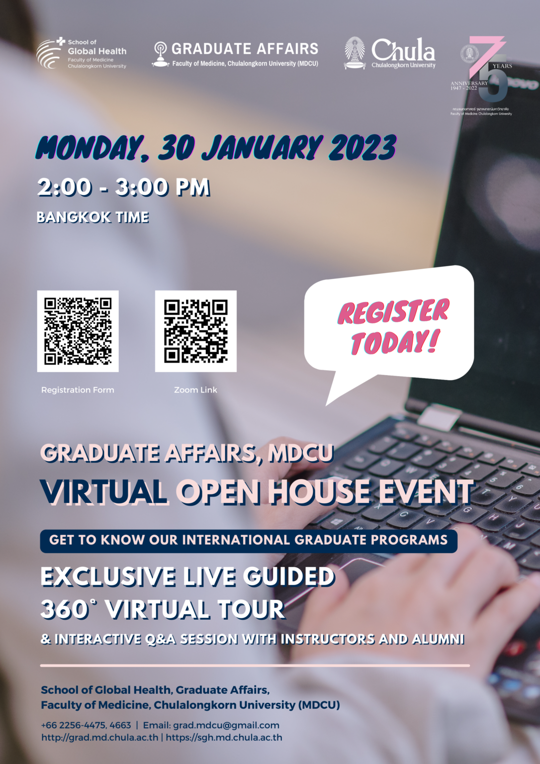 Virtual Open House, Graduate Affairs, MDCU - School of Global Health ...