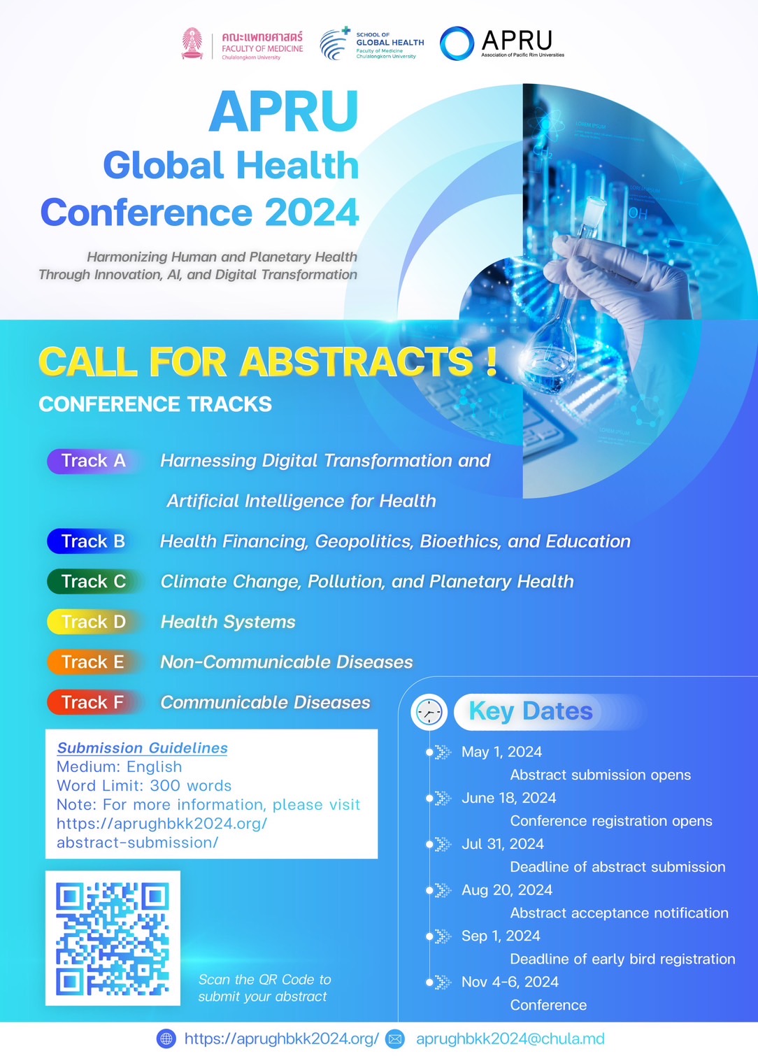 17th Annual APRU Global Health Conference 2024 : Harmonizing Human and ...