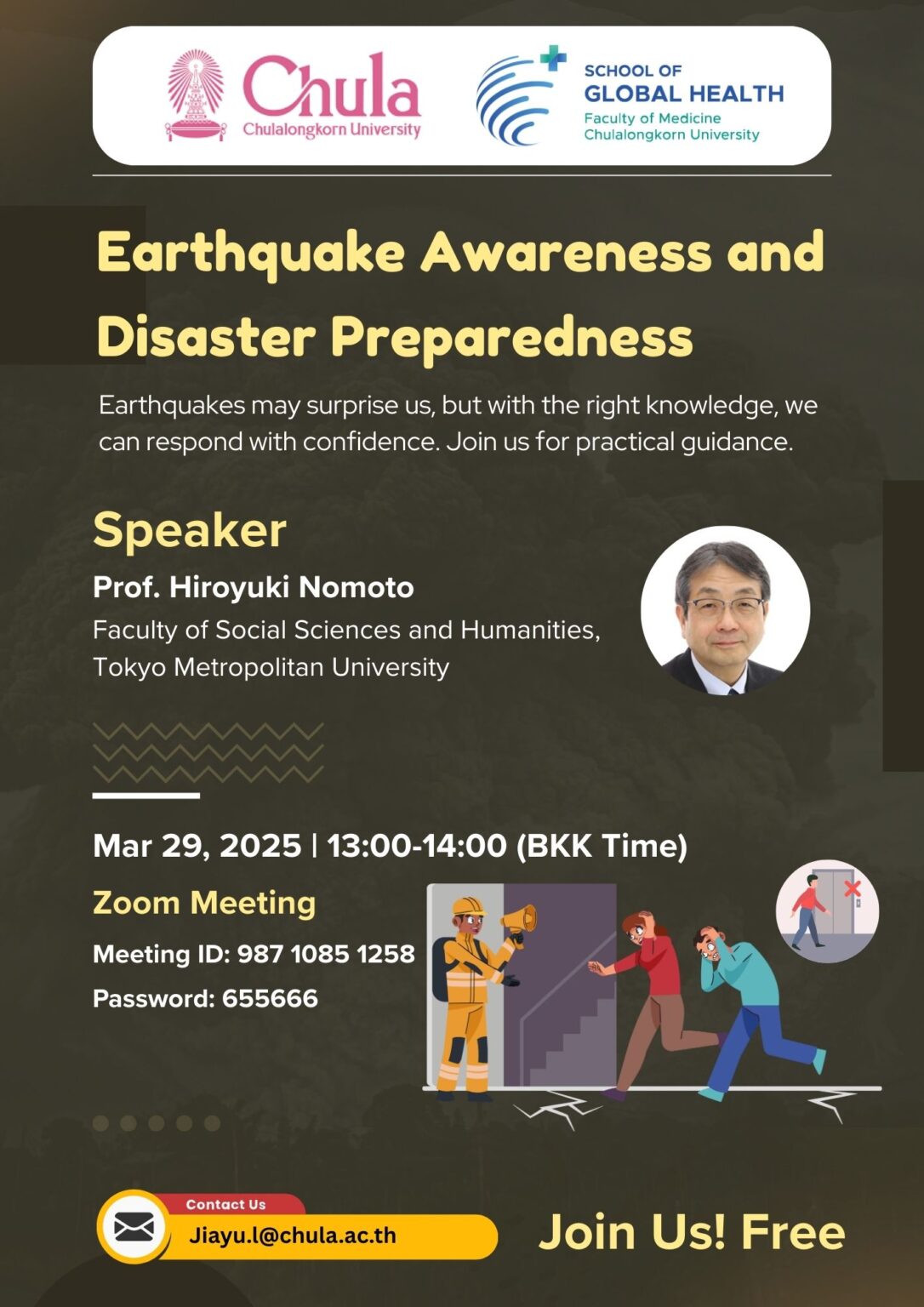 Earthquake Awareness and Disaster Preparedness - School of Global ...