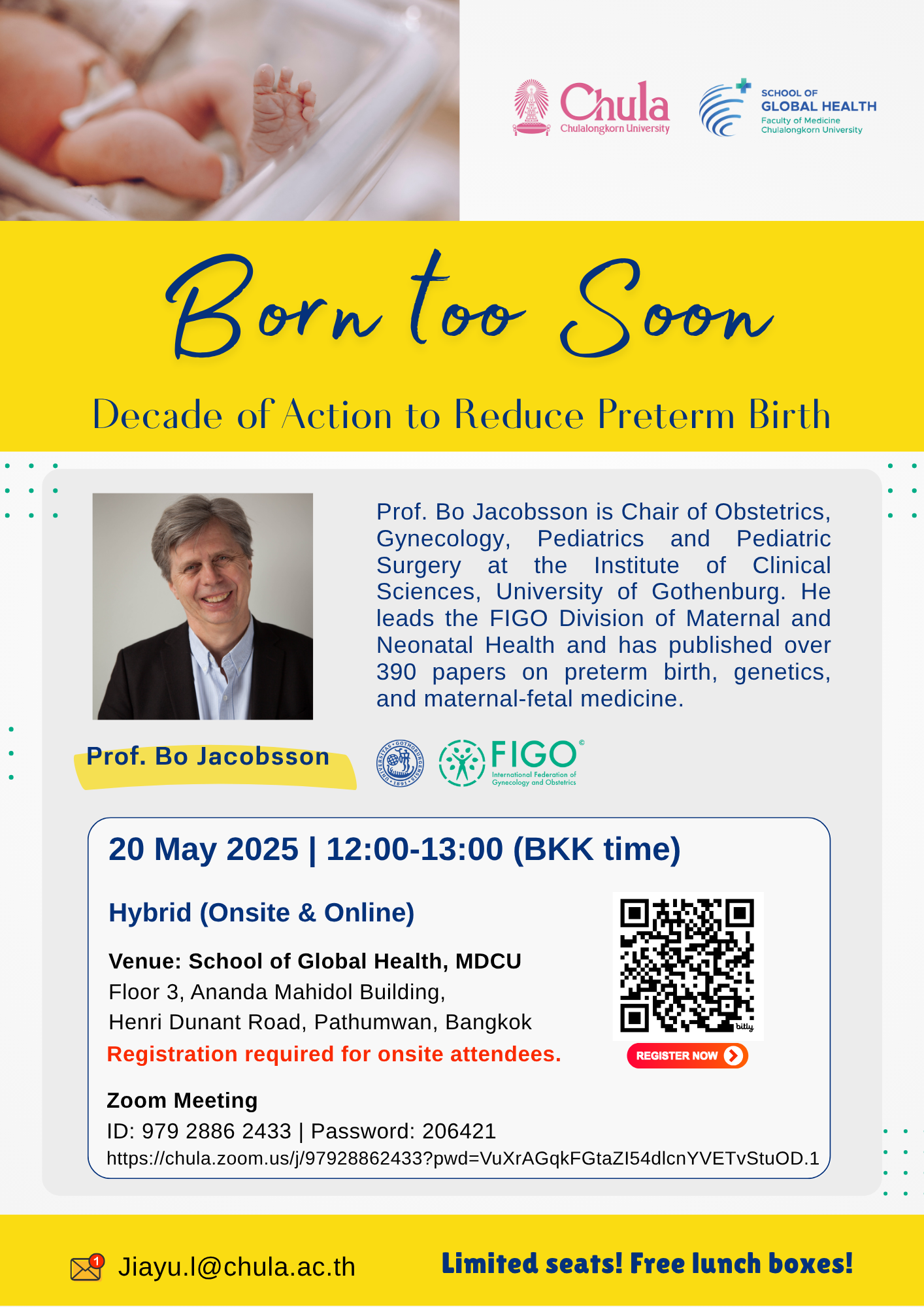 Born Too Soon – Decade of Action to Reduce Preterm Birth - School of ...